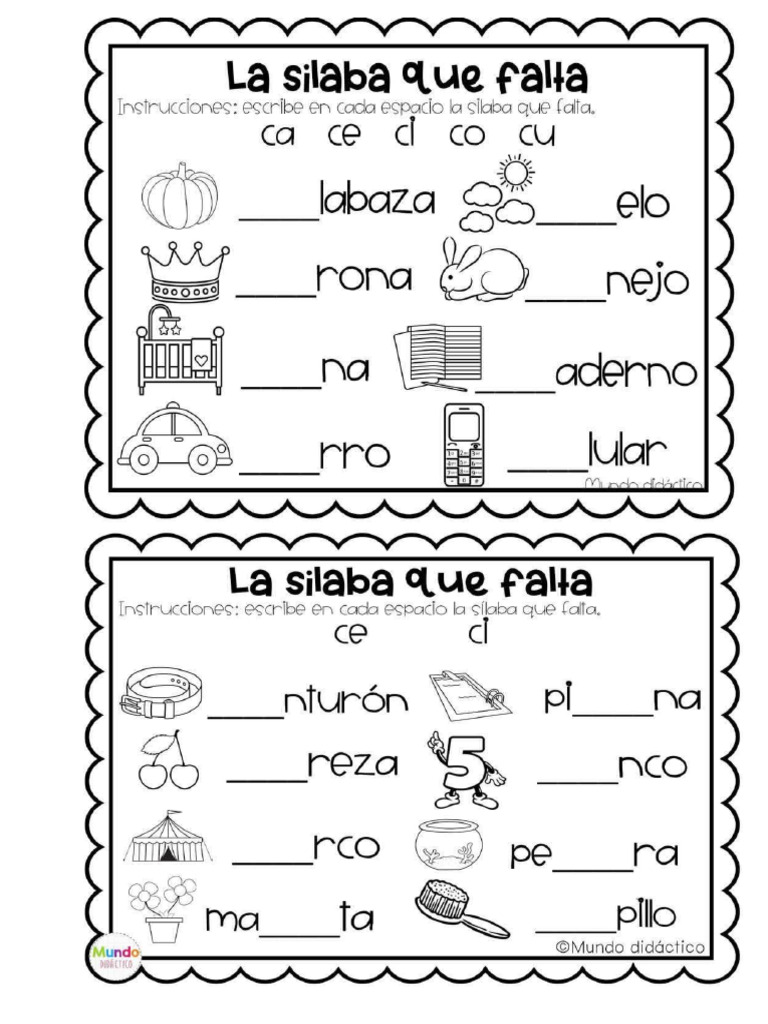 Palabras Con Ca | PDF