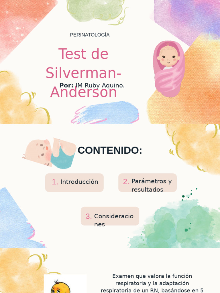 Test de Silverman-Anderson. R | PDF