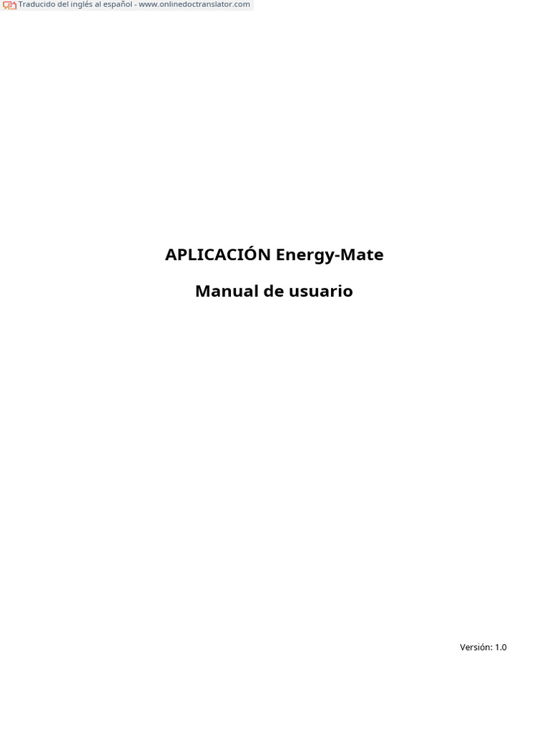 Energy-Mate-APP-User-Manual-20230628.es_ | PDF | Aplicación movil | Ios