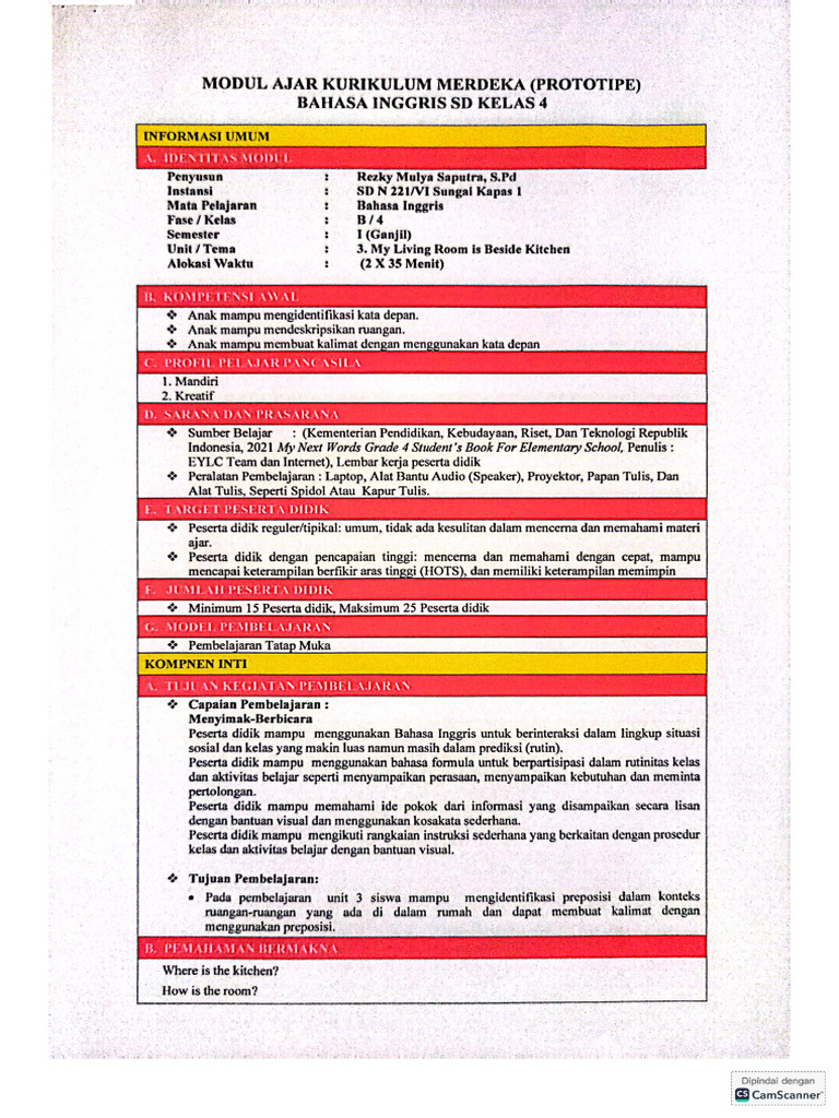 Modul Ajar Bing | PDF