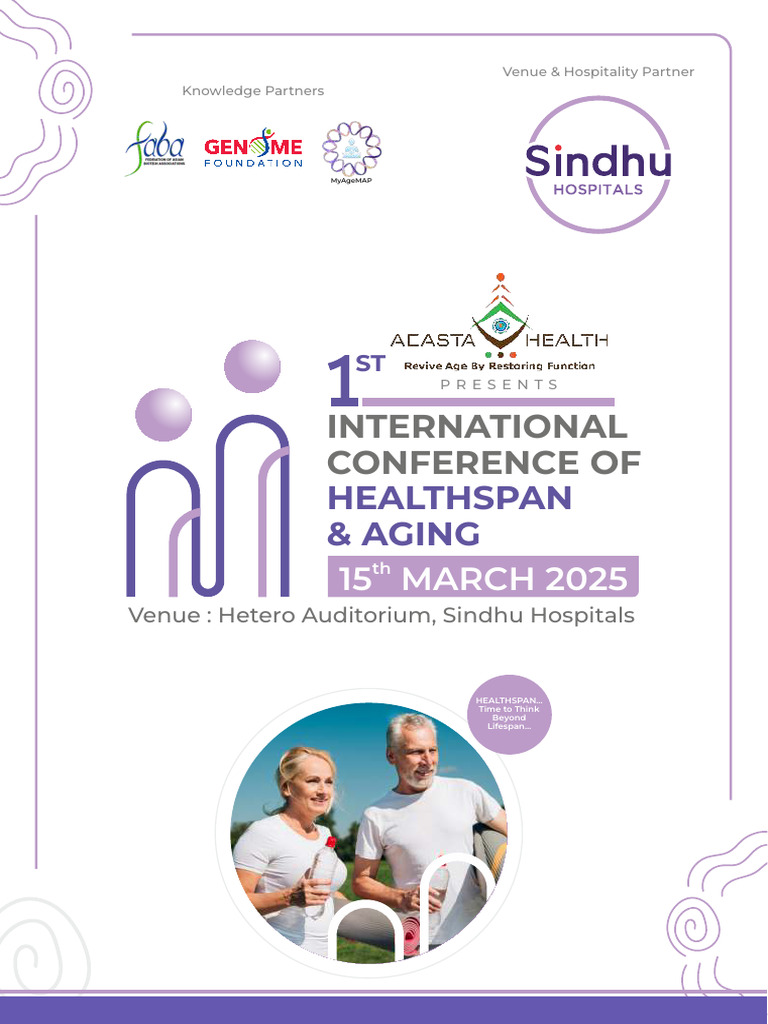 International Conference of Healthspan & Aging | PDF | Ageing | Life ...