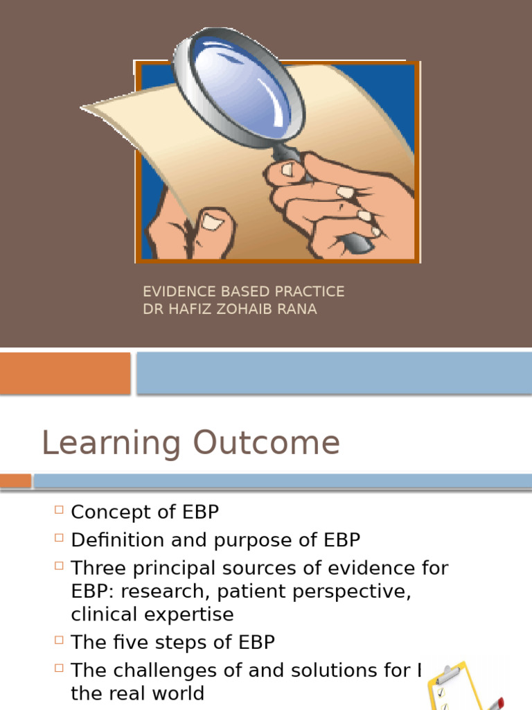 Understanding Evidence-Based Practice in Rehab | PDF | Physical Therapy ...