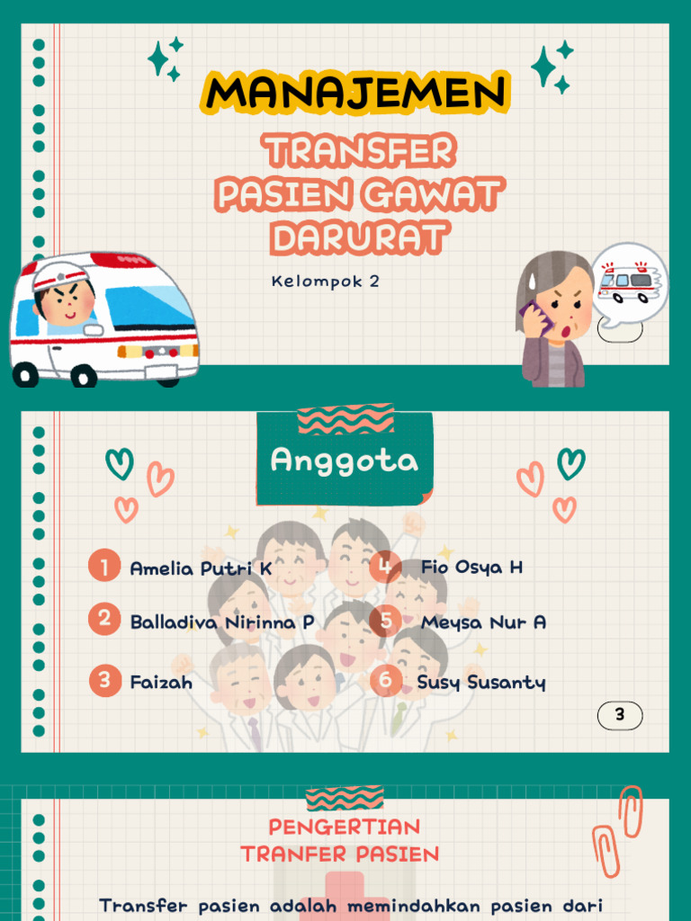 KELOMPOK 2 TRANSFER PASIEN | PDF