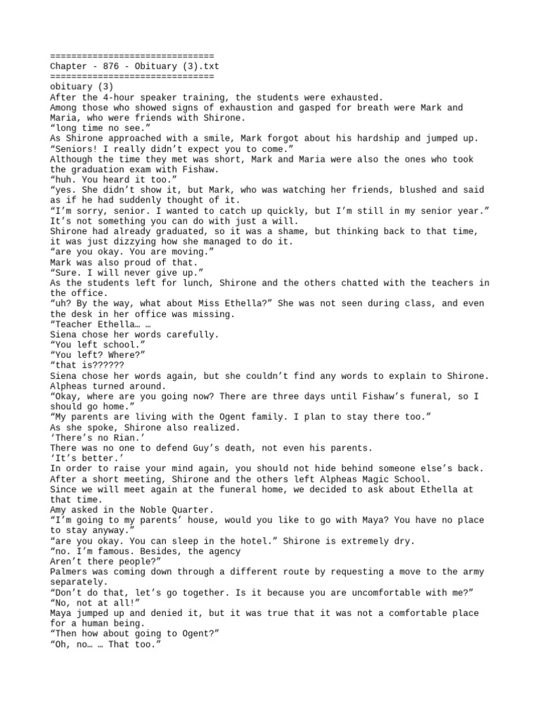 Ethella's Departure and Guy's Funeral | PDF
