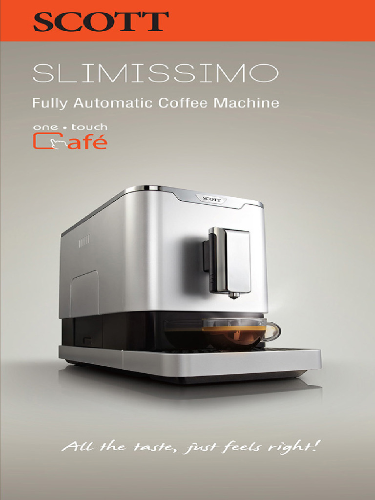 Scott Slimissimo Coffee-Machine | PDF