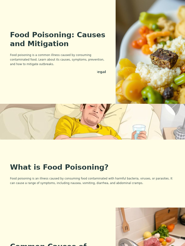 Food-Poisoning-Causes-and-Mitigation | PDF | Foodborne Illness | Public ...