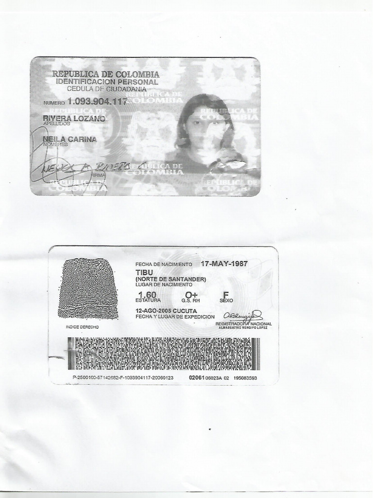 Scan Certificado 6 Cedula | PDF