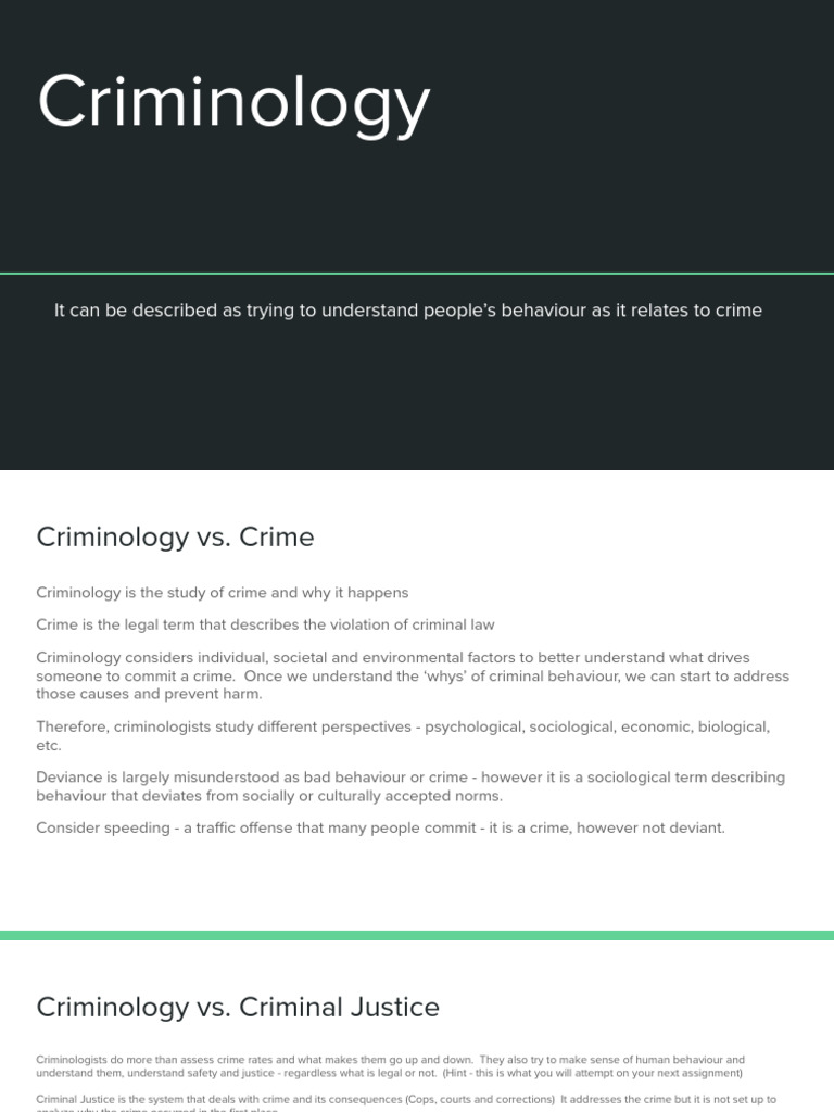 Criminology | PDF | Criminology | Crimes
