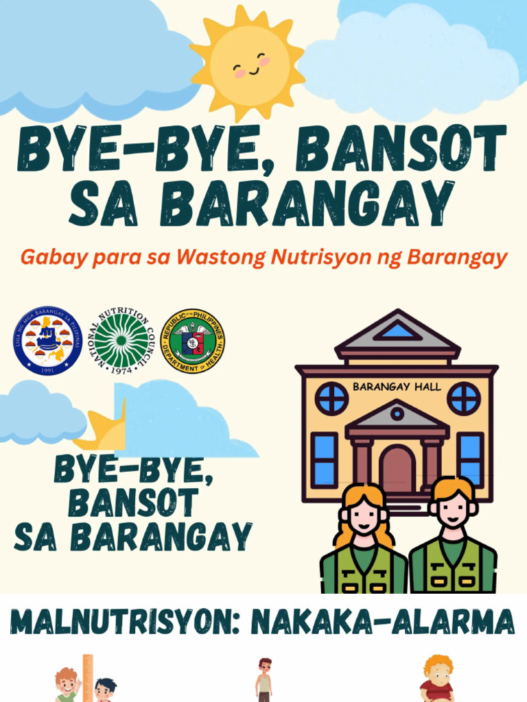 Guide Bye - Bye, Bansot Sa Barangay | PDF
