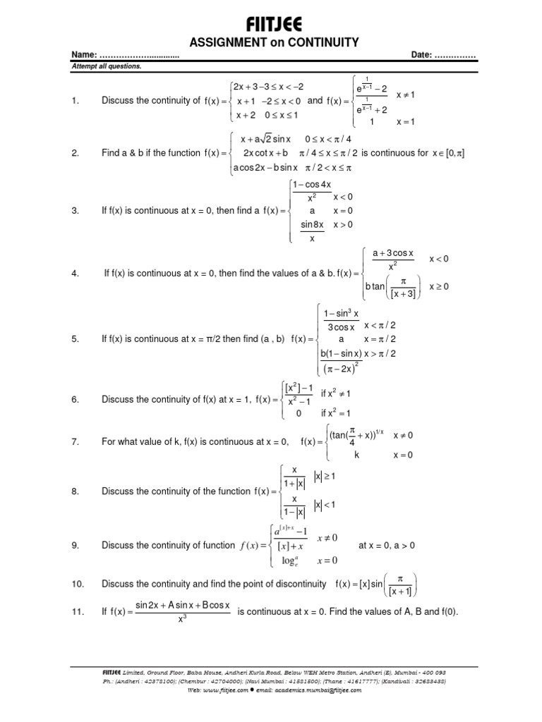 Assignment-continuity 240619 125859 | PDF