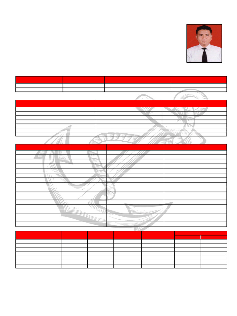 Mawardi Ramli's Maritime CV | PDF | Shipping | Merchant Navy