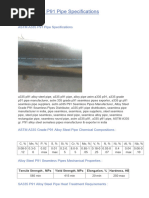 ASTM A335 P22 Pipe Specifications | PDF | Nondestructive Testing | Pipe ...