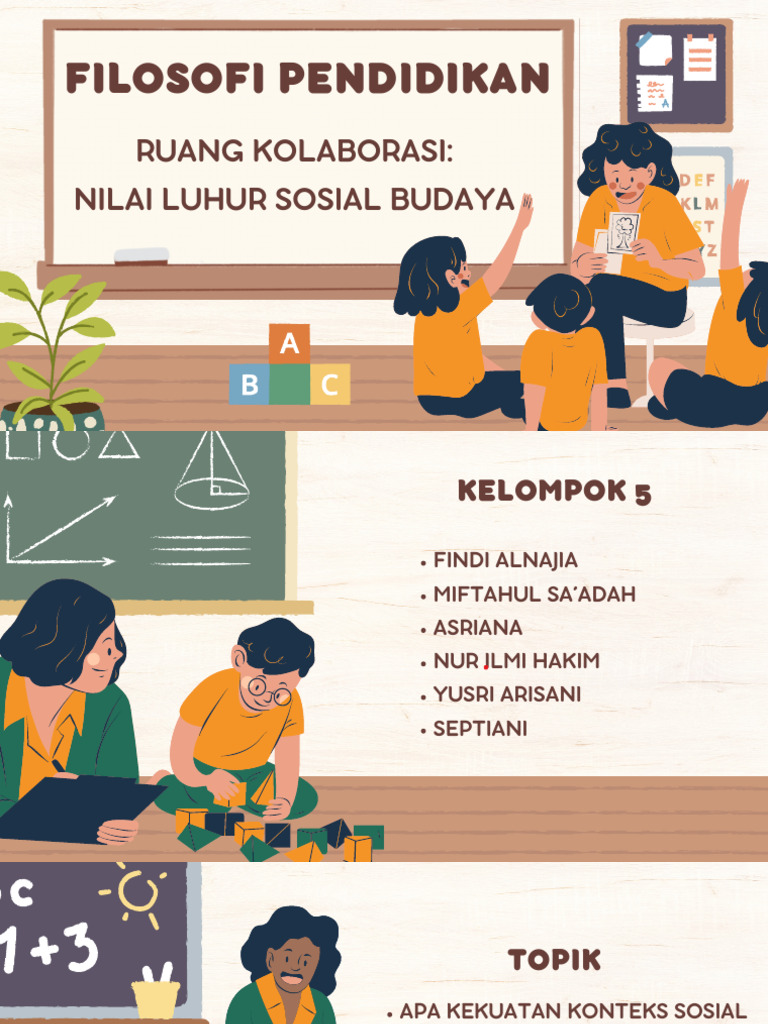 Ruang Kolaborasi KLP 5-Filosofi Pendidikan | PDF