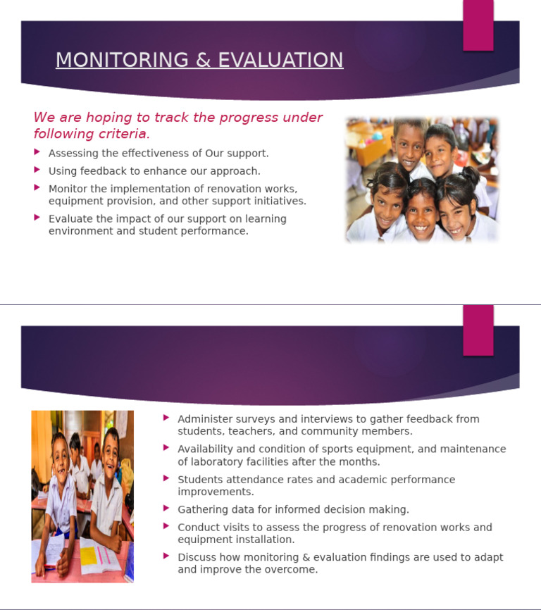 Monitoring & Evaluation Strategy | PDF