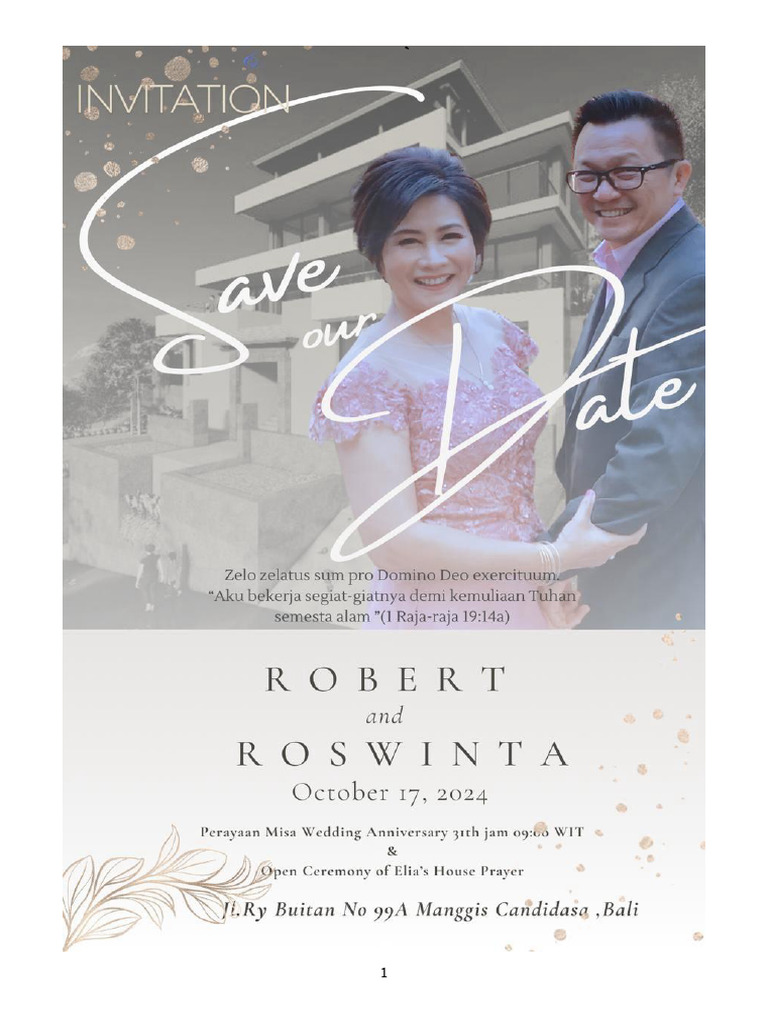 Teks Pemberkatan Rumah P. Robert Fix | PDF