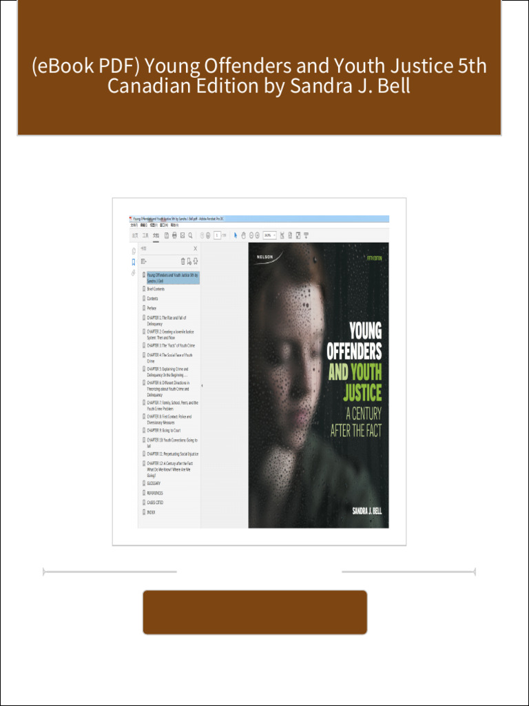 (Ebook PDF) Young Offenders and Youth Justice 5Th Canadian Edition by ...