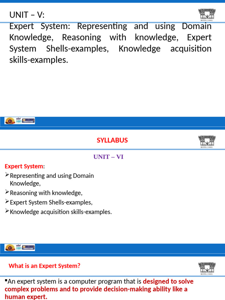 AI_Unit-5 | PDF | Deductive Reasoning | Reason