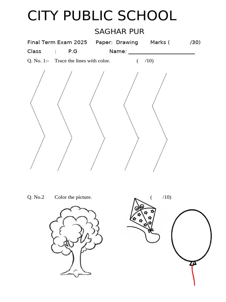 City Public School PG Drawing | PDF
