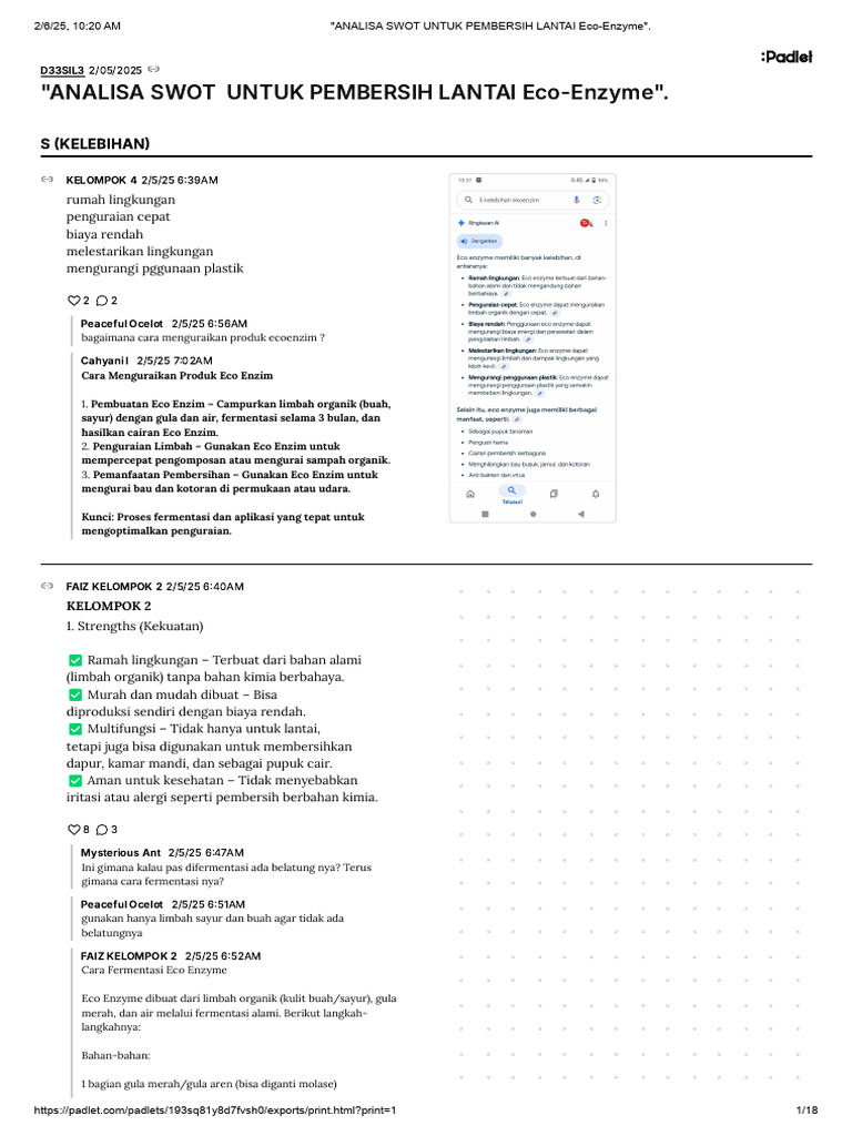 Padlet Puzzle X TJKT 1 | PDF