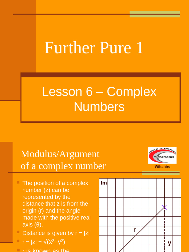 赠 fp1-complex-numbers-lesson-6 | PDF | Factorization | Zero Of A Function