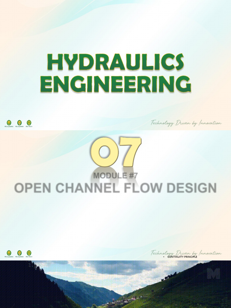 MTPDF7_ Main Module PDF Open Channel Flow Design | PDF | Physical Phenomena | Civil Engineering