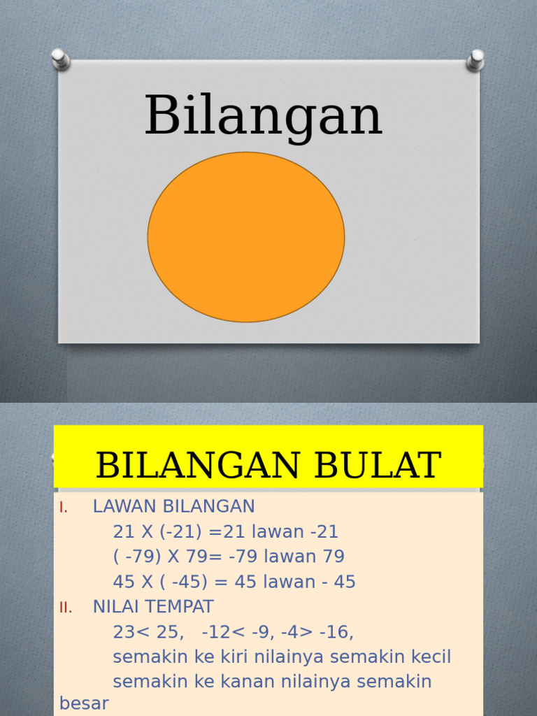 Bilangan Bulat | PDF