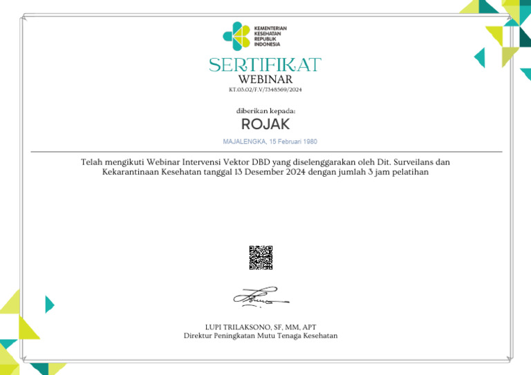 Webinar Intervensi Vektor DBD 2024 | PDF