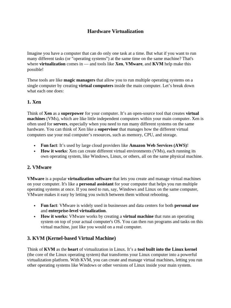 Hardware Virtualization | PDF | Cloud Computing | Virtualization