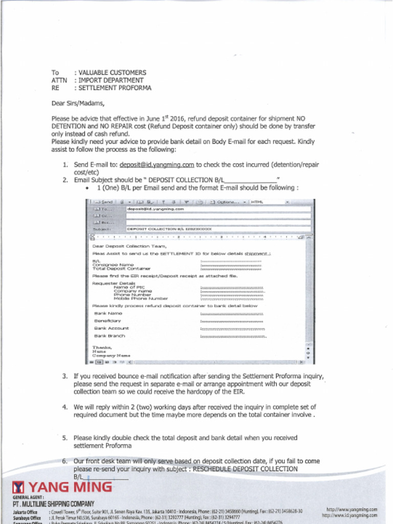 Process Sett Performa | PDF
