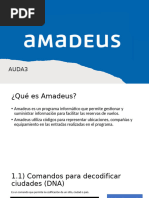 Comandos Amadeus: Codificación y Decodificación | PDF