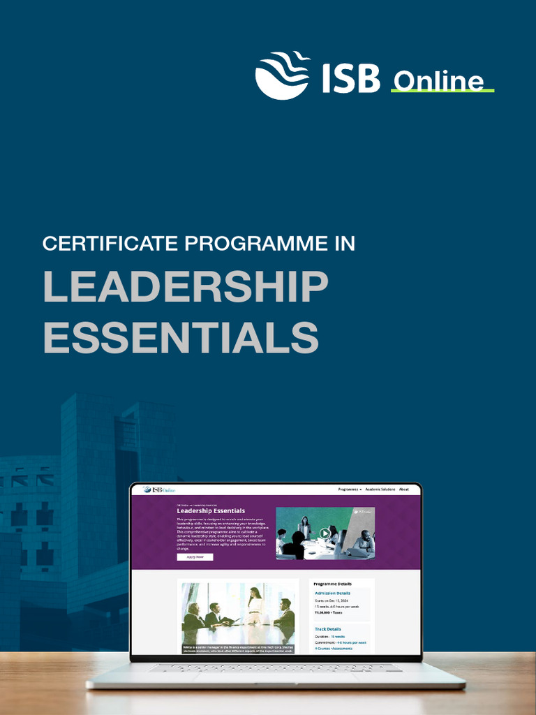 Leadership_essentials | PDF | Learning | Leadership