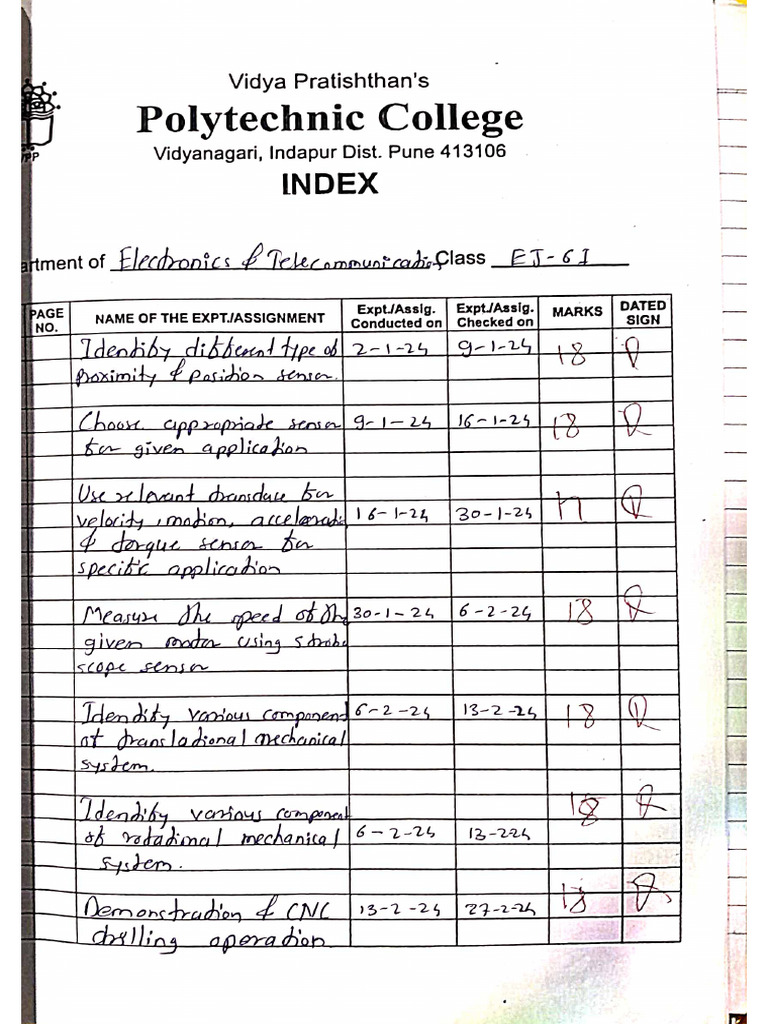 mechatronic 1 to 3 practical | PDF