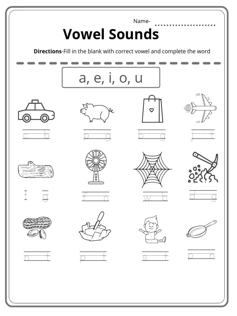 Short vowel review 1 | PDF