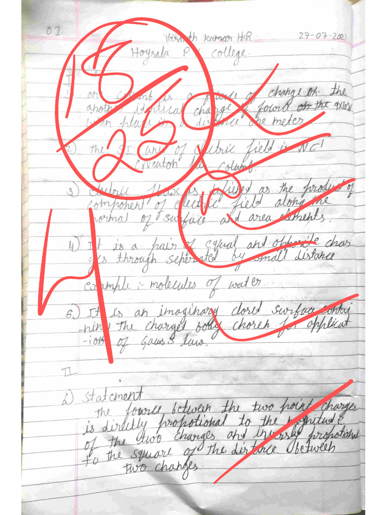 Edited - Vasanth Kumar H R Physics | PDF