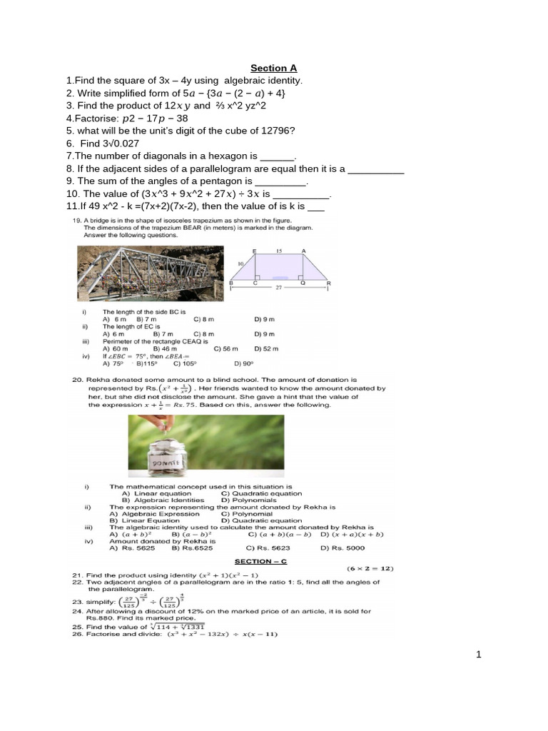 Maths Revision PT 2 | PDF