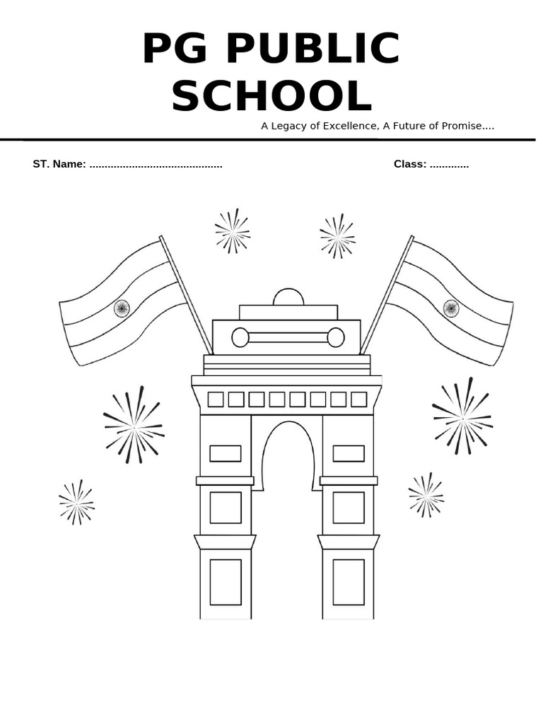 republic day worksheet (20) | PDF
