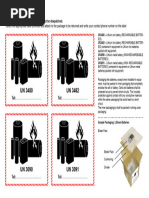 Lithium Battery Label UN3481 | PDF