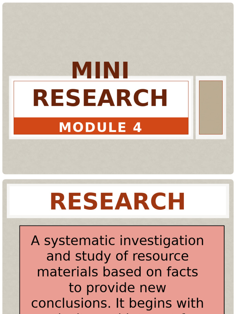 Module 4-Mini Research | PDF | Statistics | Statistical Inference