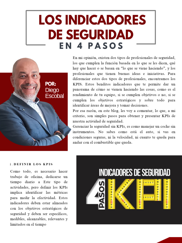 los kpis en 4 pasos | PDF | Información | Indicador de rendimiento