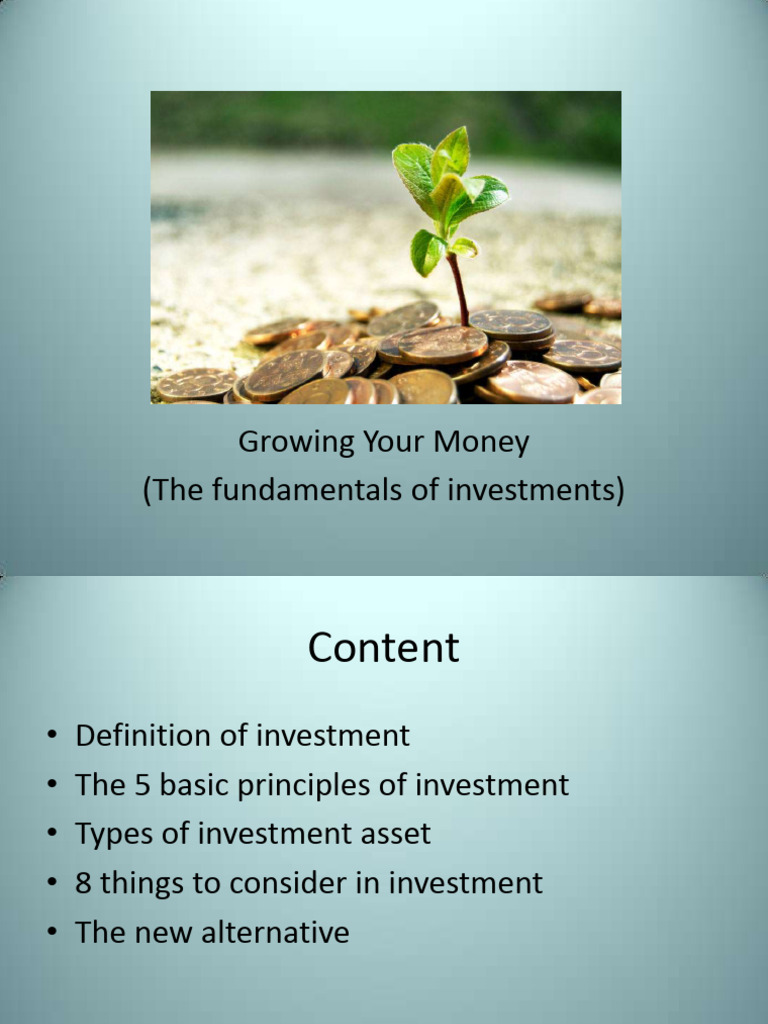 Investment Basics and Strategies Guide | PDF | Investing | Bonds (Finance)