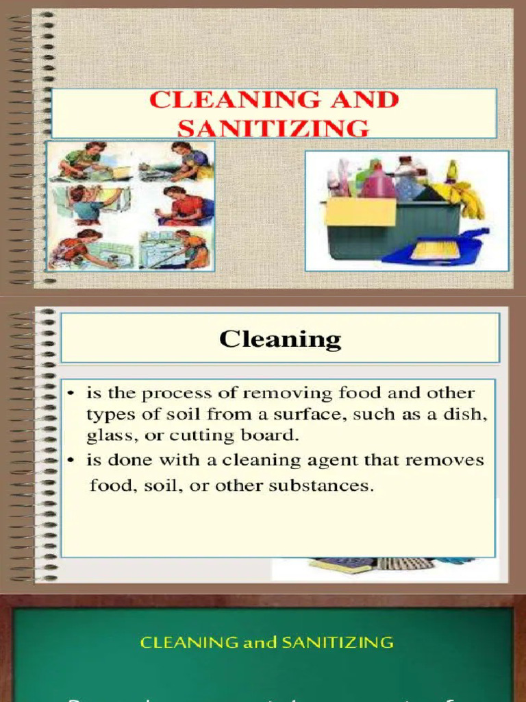 Cleaning and Sanitizing Dishes Guide | PDF