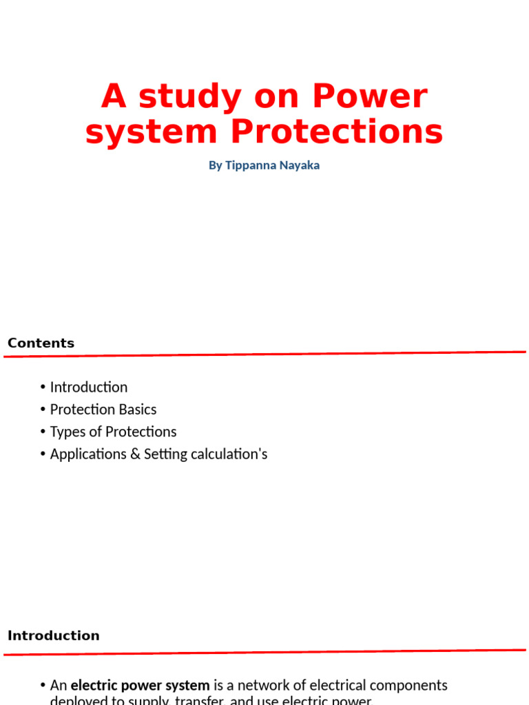 A Study On Power System Protections | PDF