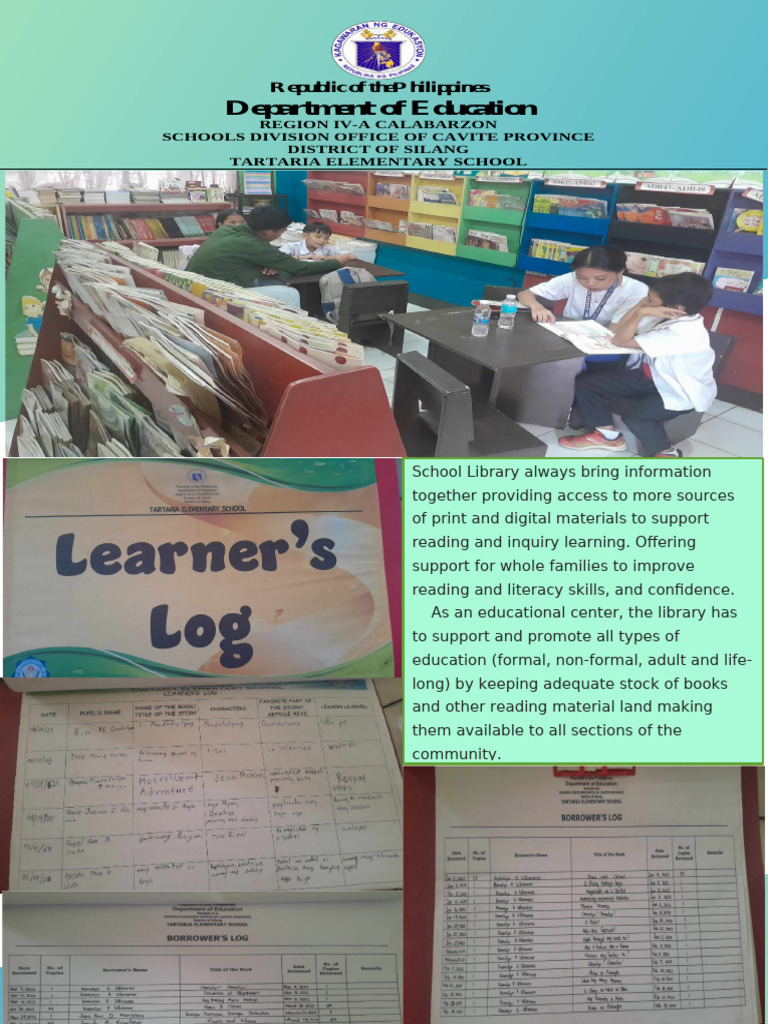 Tartaria Elementary School Library Services | PDF