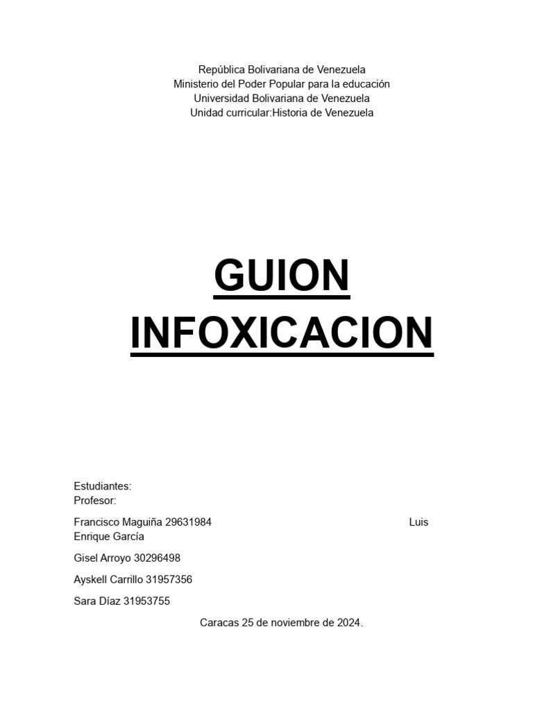 Portada Guión | PDF