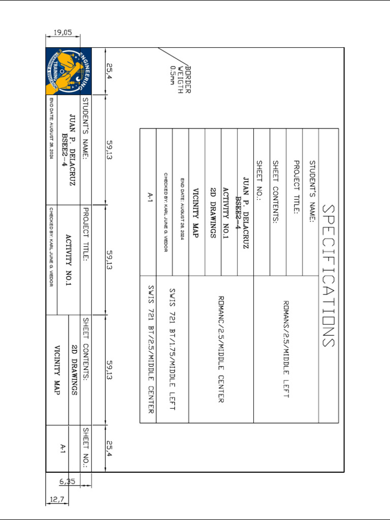 Title Block Specs | PDF