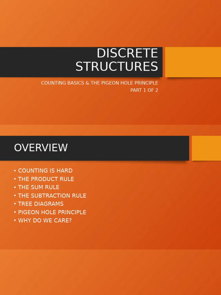 DISCRETE - Counting Basics PT1 | PDF | Telephone Number | Telephone Numbering Plan