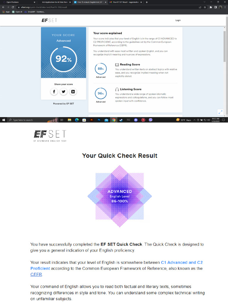 Test Score | PDF