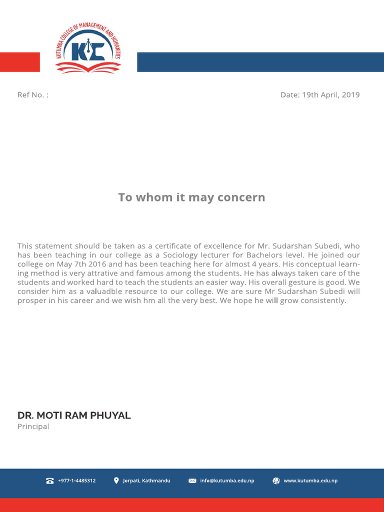 Letter Head | PDF