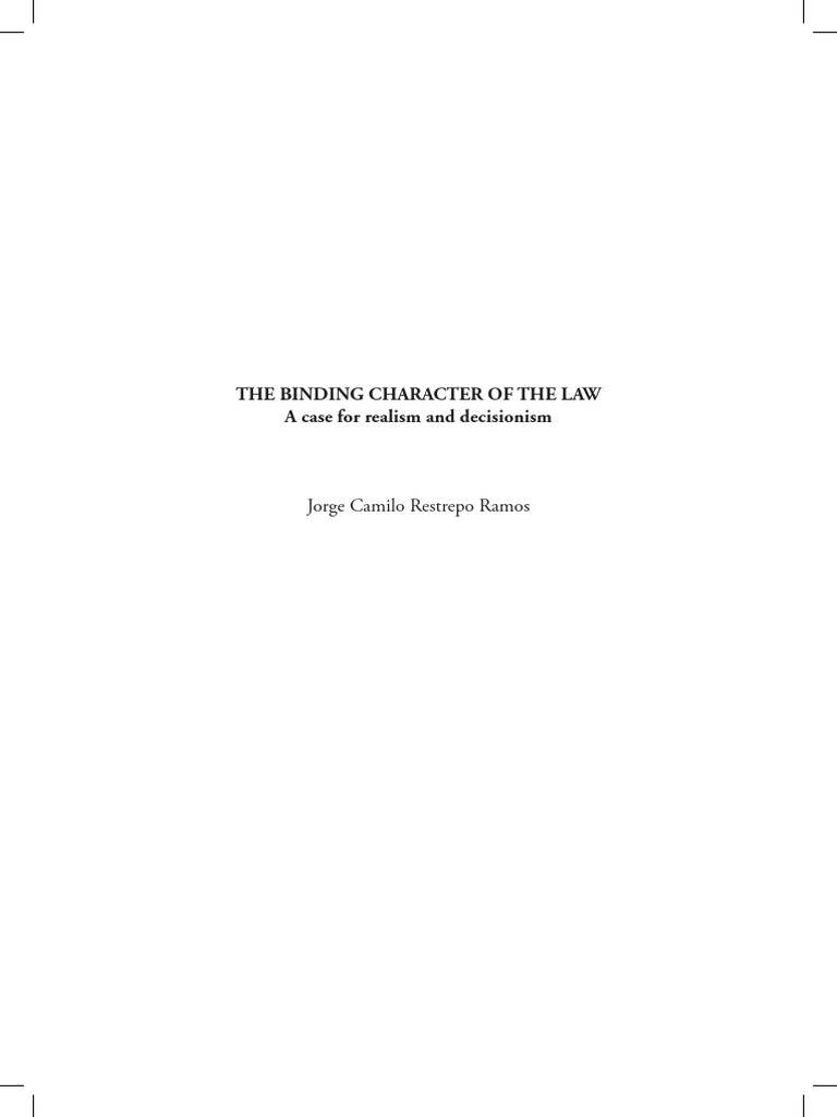 The Binding Character of The Law A Case | PDF | Positivism | Jurisprudence