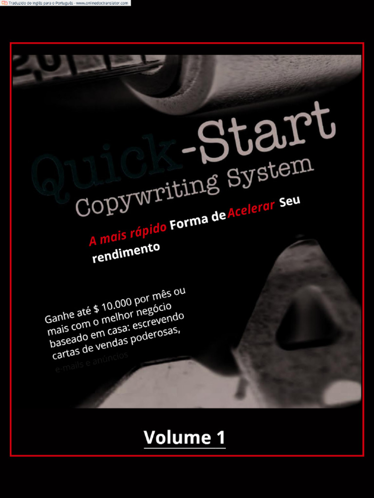 Quickstart Copywriting - Traduzido - TOAZ | PDF